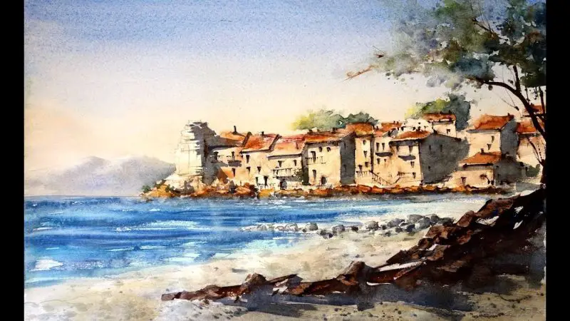 Painting Distance and Depth in Landscapes Watercolor - PaintingTube