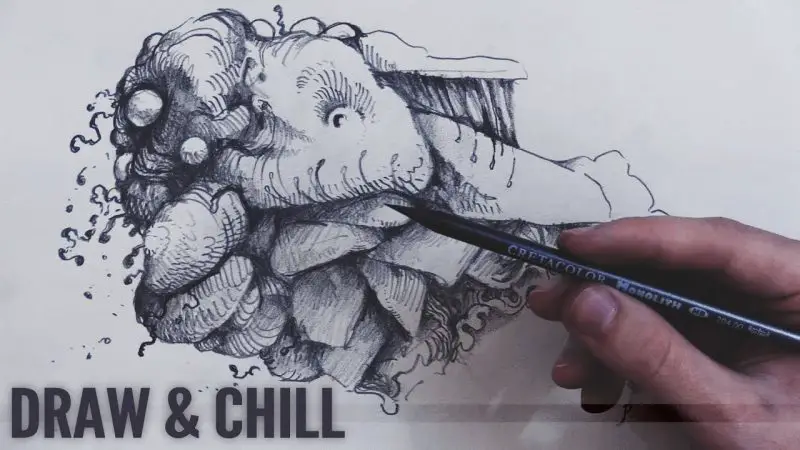 How to draw neon lights on paper - PaintingTube