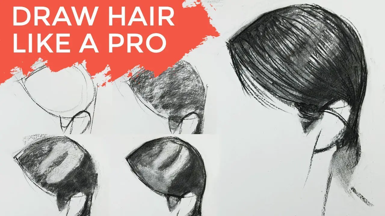 How to Draw White Hair With Pencil - PaintingTube