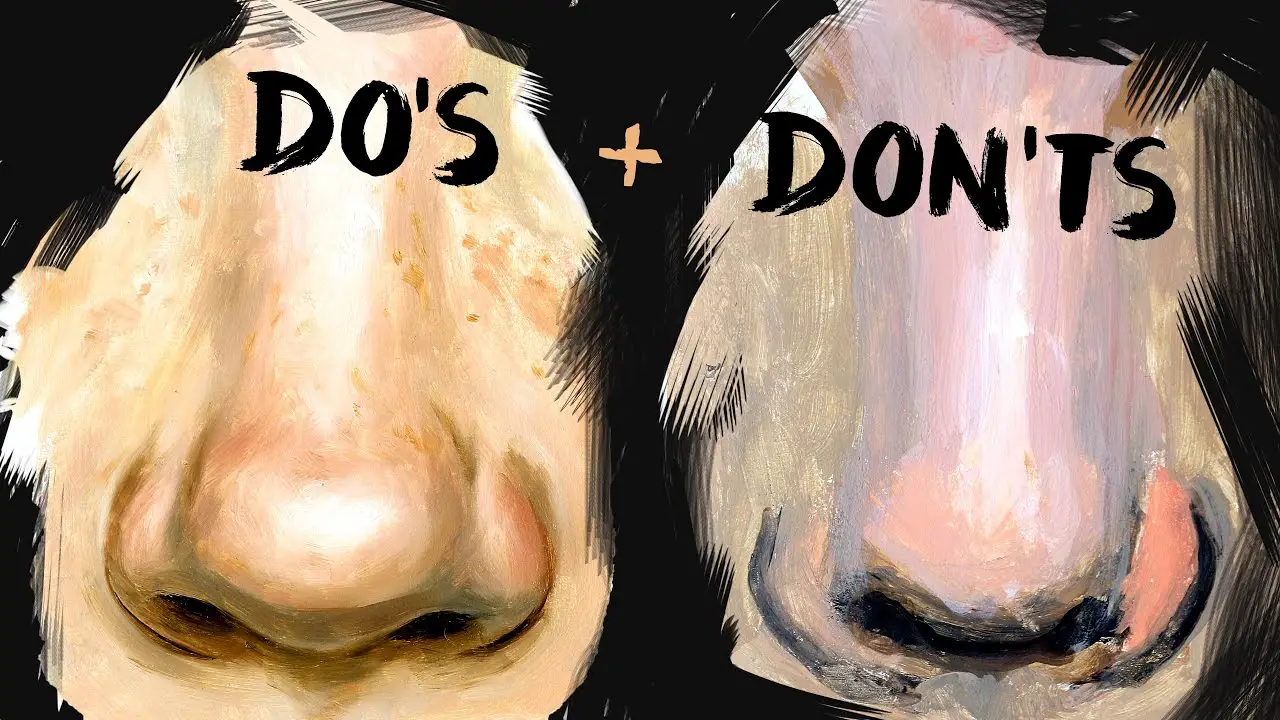 How to Draw Noses - Tips & Tricks! - JelArts - PaintingTube
