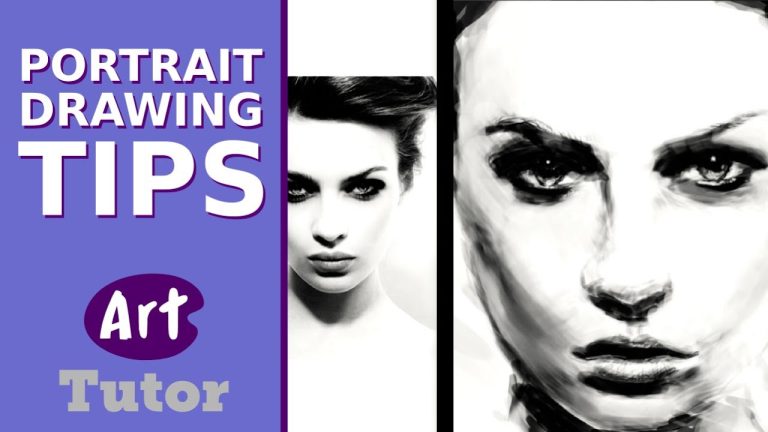 Start Your Portrait With Angles & Measurements - PaintingTube