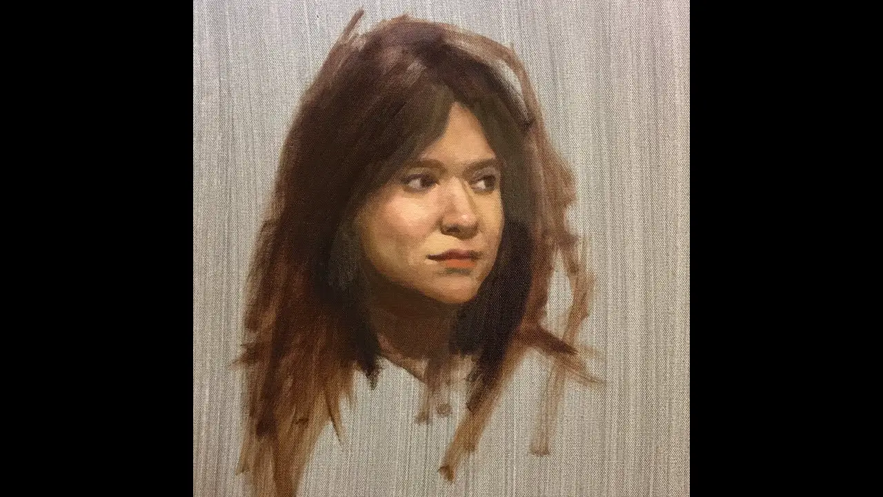 Oil Painting the Girl Portrait Process - PaintingTube