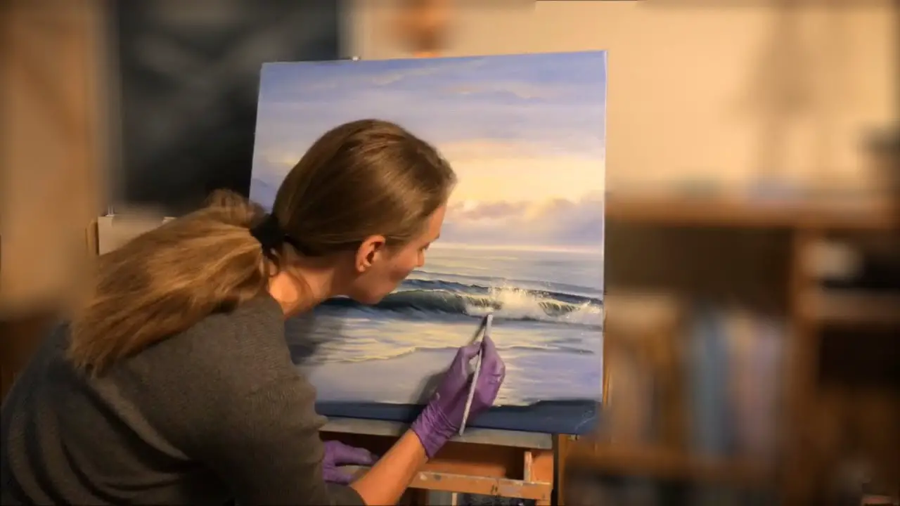 How To Paint A Seascape Part 2 | Oil Painting Tutorial - PaintingTube