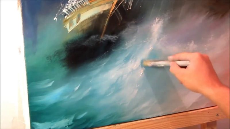 Easy Painting Seascape - Step by Step Tutorial - PaintingTube