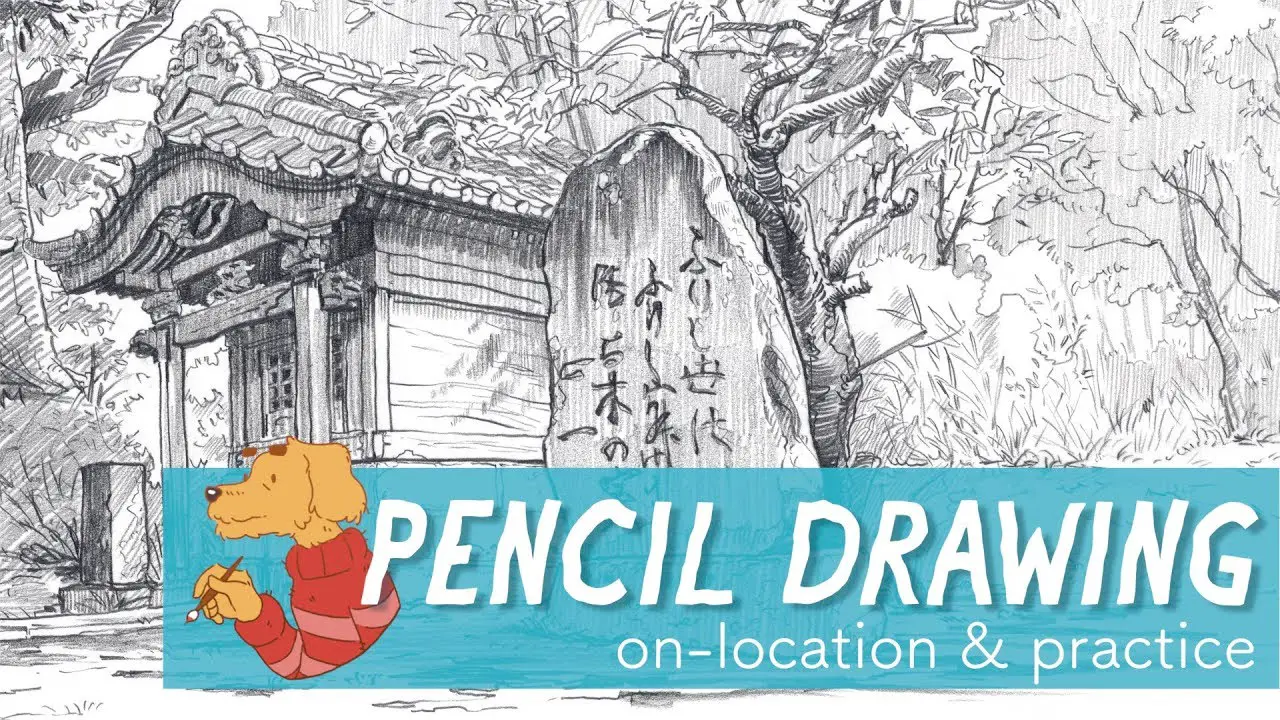 Pencil drawing Boat - PaintingTube