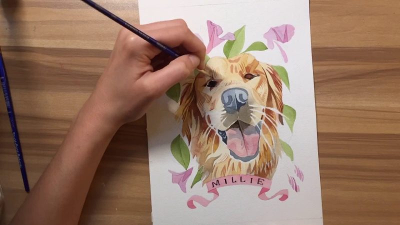Acrylic Speed-painting | Realistic Red Fox Drawing - PaintingTube