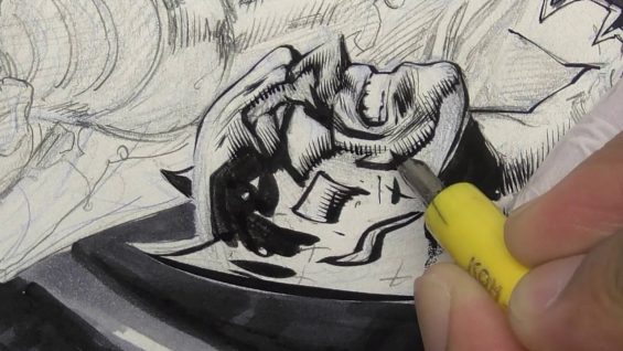 How to Draw Comics - Inking with Felt Tip Pens - PaintingTube
