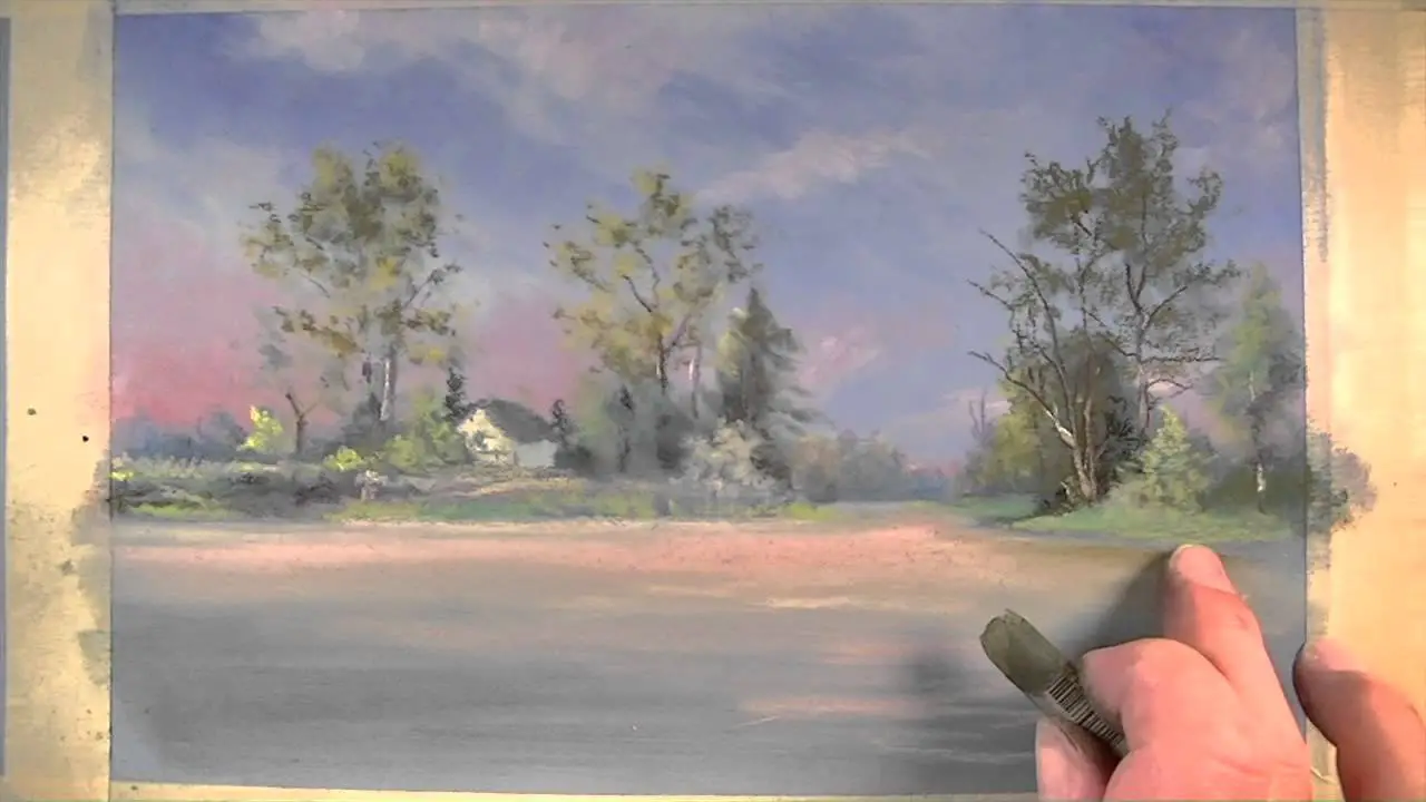Soft Pastel Landscape Tutorial