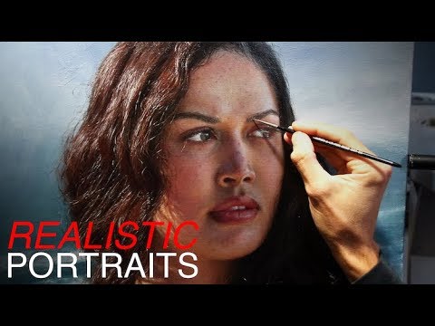 Portrait Painting Tutorial | Water Mixable Oil Paint - PaintingTube