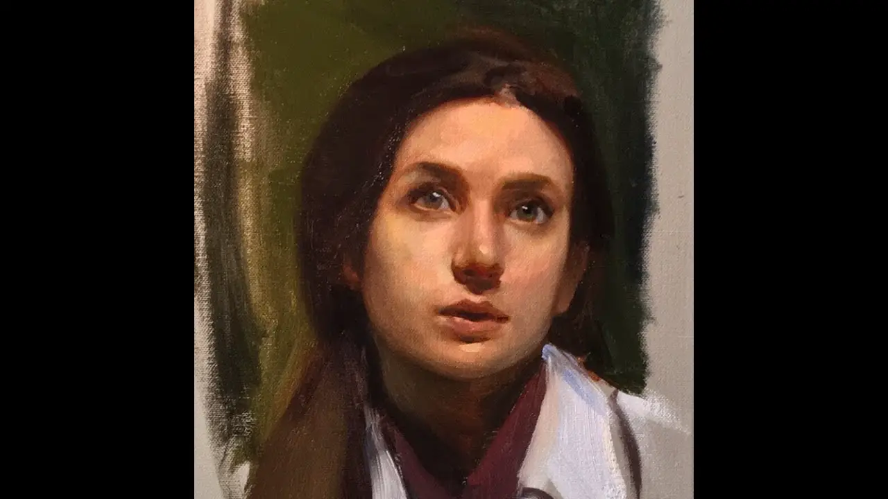 How to create backgrounds in portrait painting - Alain Picard ...