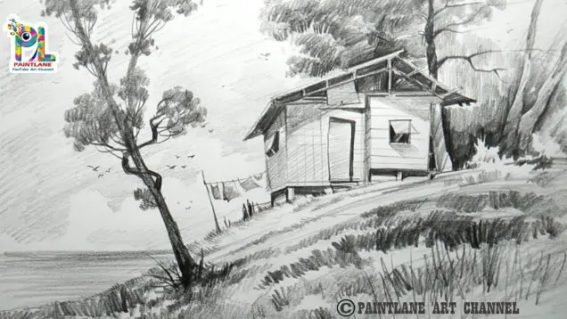 How to Draw Buildings & Landscapes, Pencil Shading - PaintingTube