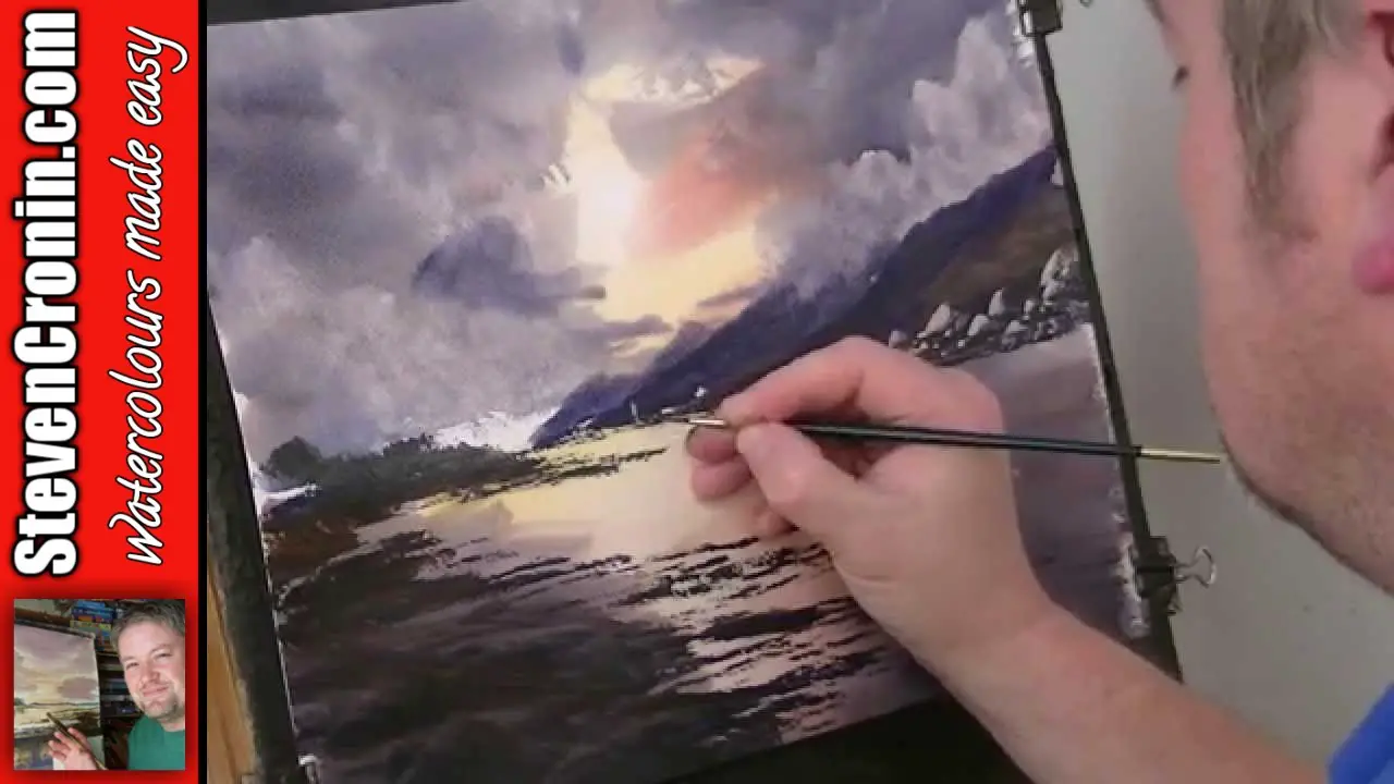 Oil Painting | Mountain Cabin | Landscape - PaintingTube