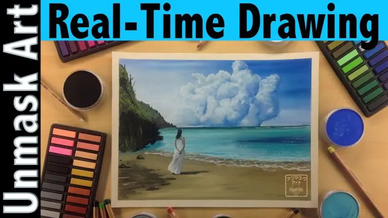 How to create dust with Pan Pastels - Horse drawing - PaintingTube
