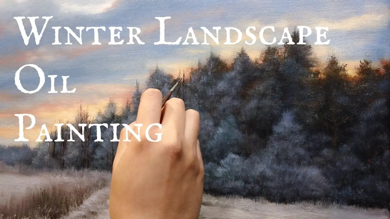 Detail Painting in Oils | Painting a Rural Landscape - Brush Techniques ...