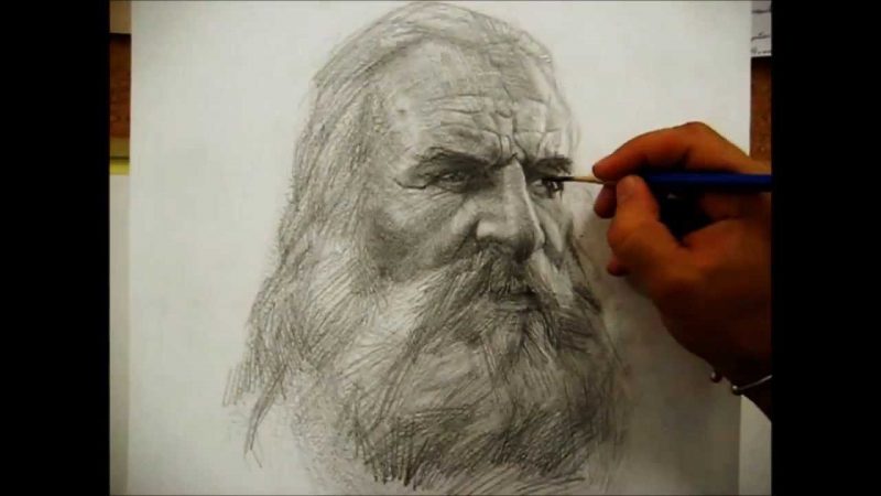 How to Draw White Hair With Pencil - PaintingTube