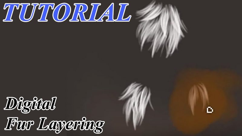 How to Paint Realistic FUR Textures - Digital Painting - PaintingTube