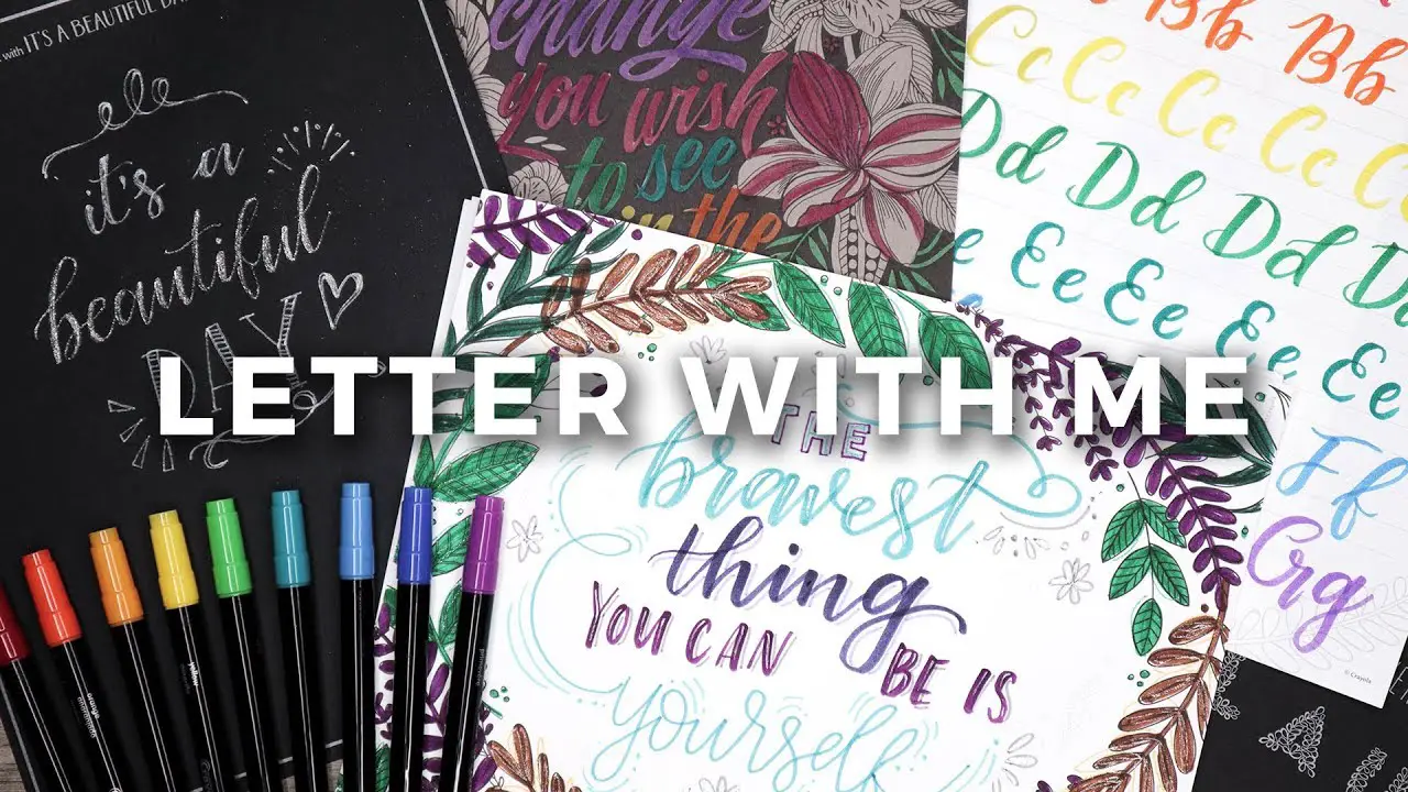 Real time brush calligraphy: Writing names - PaintingTube
