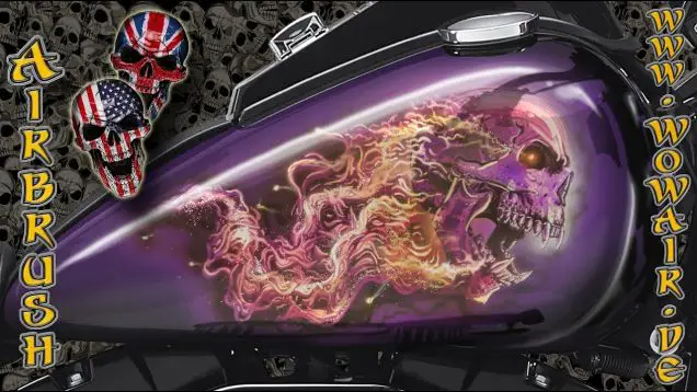 Airbrush Real Fire - Step by Step - PaintingTube