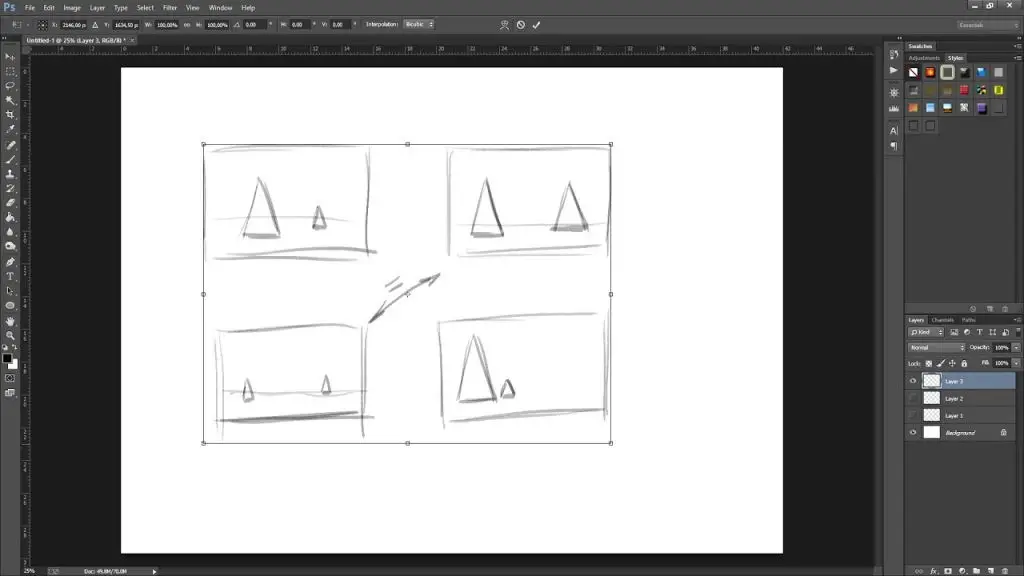 Static vs. Dynamic Composition - PaintingTube