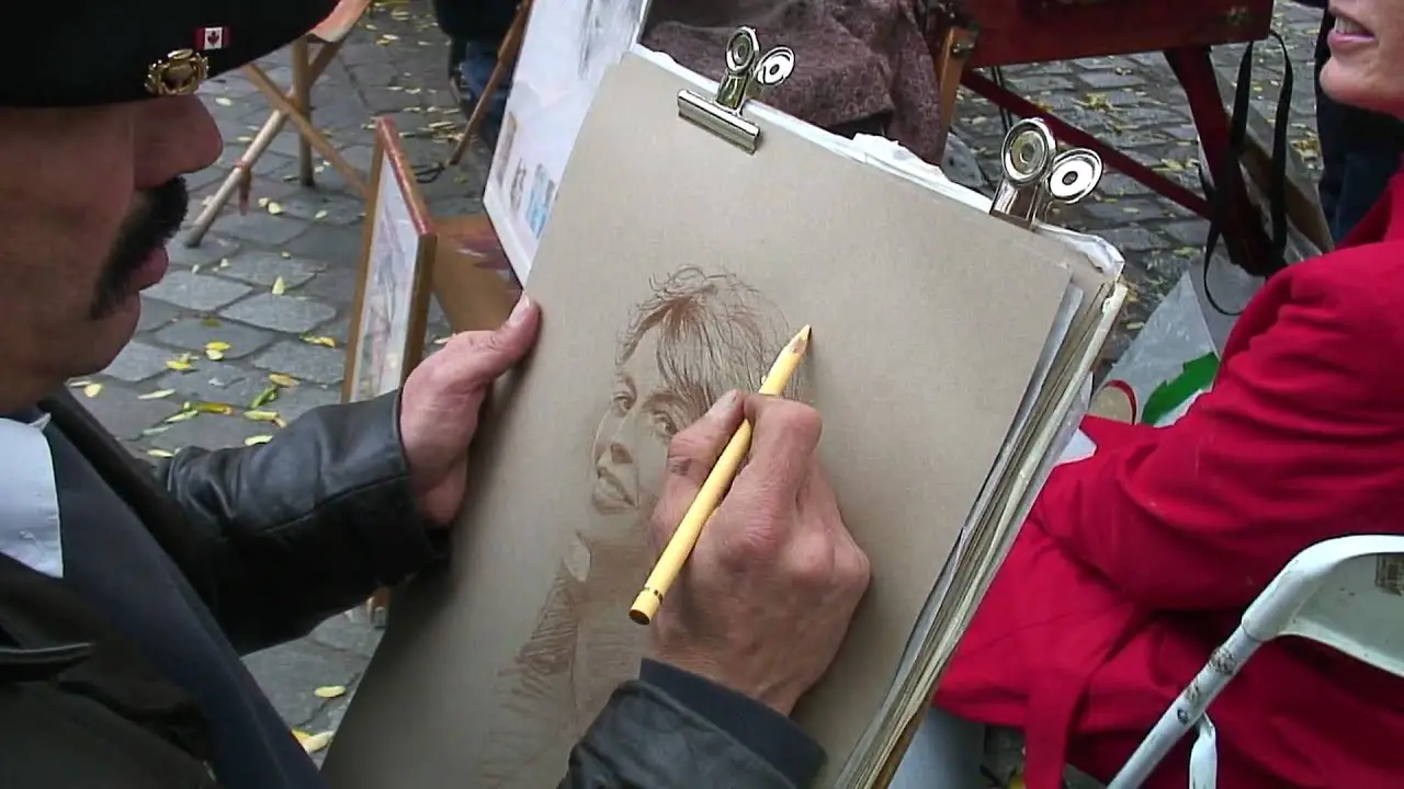 How to start a portrait drawing from live - PaintingTube