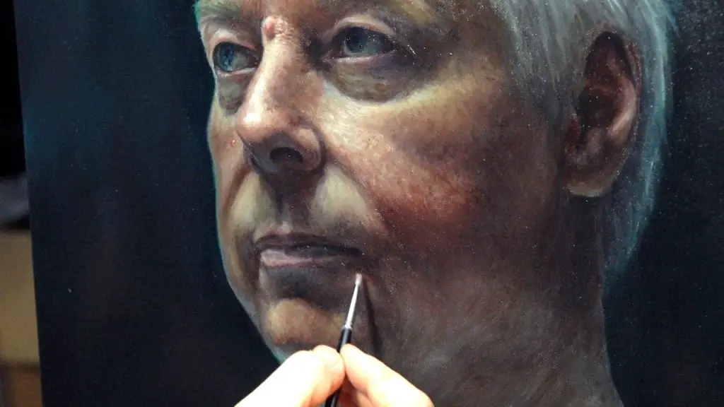 D.K.Richardson Portraits Paintings using Verdaccio - PaintingTube