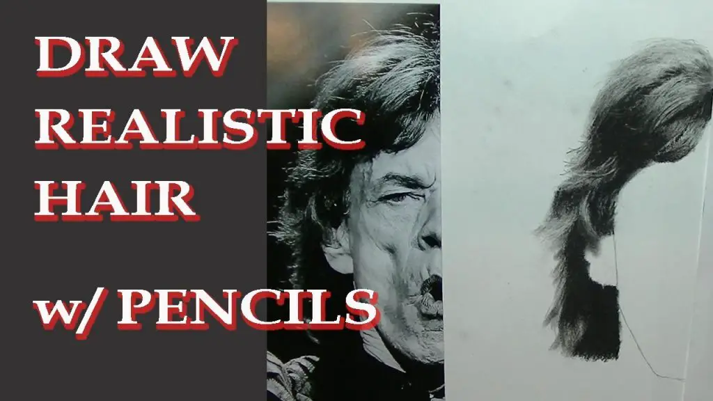 How to Draw White Hair With Pencil - PaintingTube