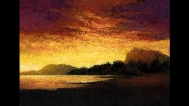 How to achieve a sense of atmosphere and depth in landscape painting ...