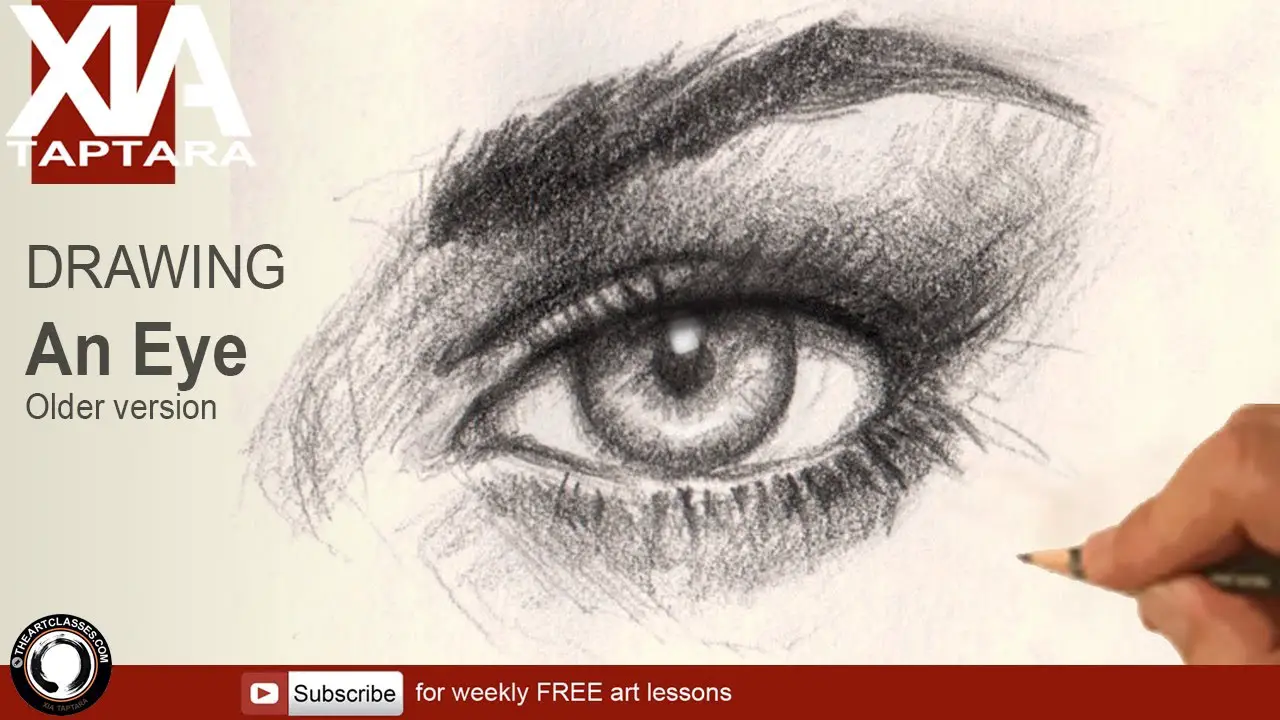 How To Draw Eye - Drawing Techniques Video Tutorial - PaintingTube