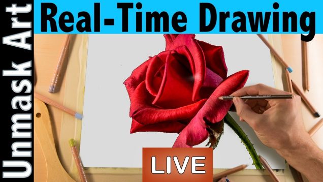 REAL TIME DRAWING of SKIN TONES in COLORED PENCILS || Part 1 - PaintingTube