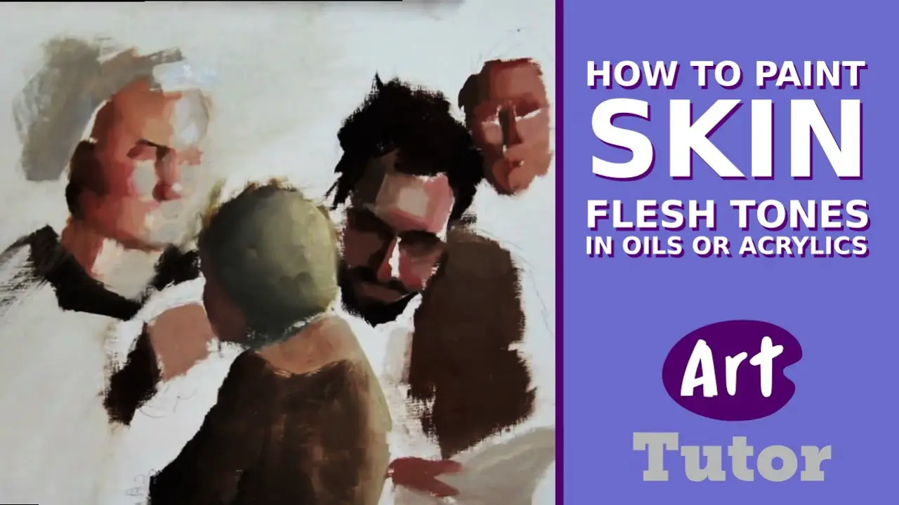 Mix realistic skin colors and flesh tones for painting like a pro ...