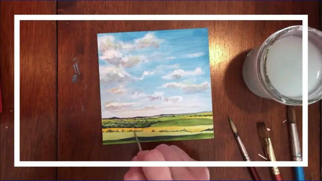 Step by Step Green Forest Painting for Beginners / Acrylic Painting ...