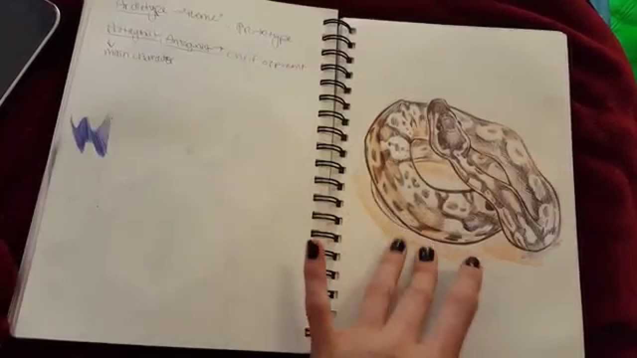 Accepted Calarts Sketchbook 2017 - PaintingTube