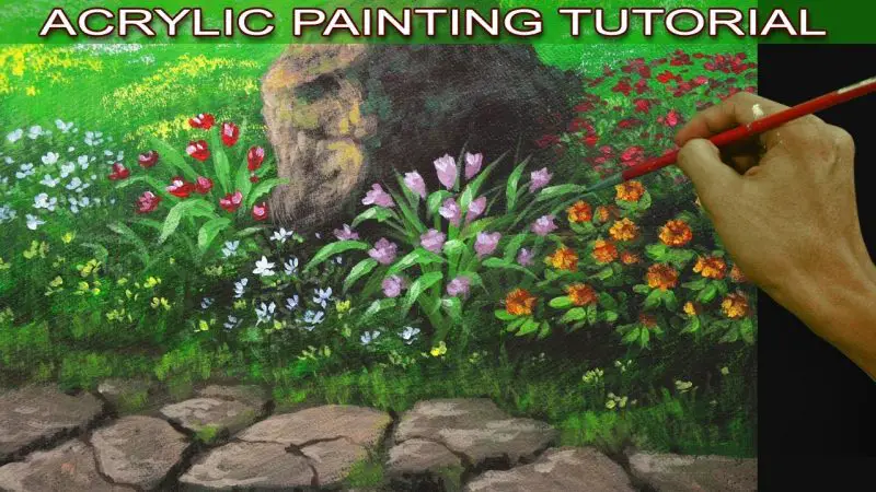 Acrylic painting for beginners - Paint Along With Skye - PaintingTube