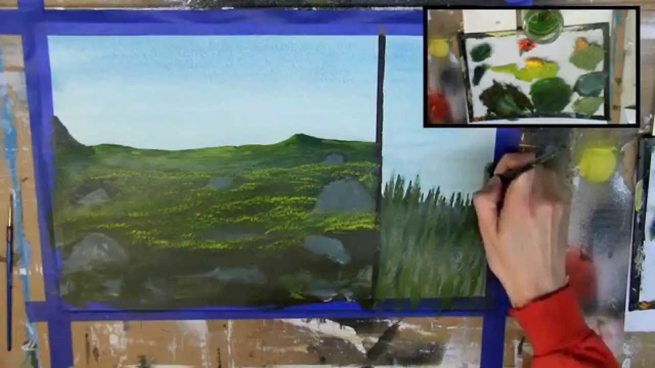 How To Paint a River Bank | Oil Painting Tutorial - PaintingTube