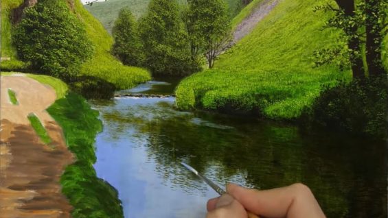 Painting A Simple Figure Into Your Landscape - PaintingTube