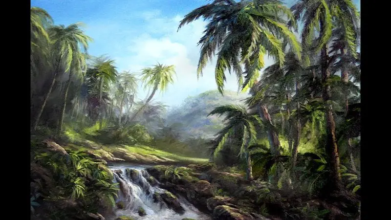 Bob Ross - The Grandeur of Summer - PaintingTube