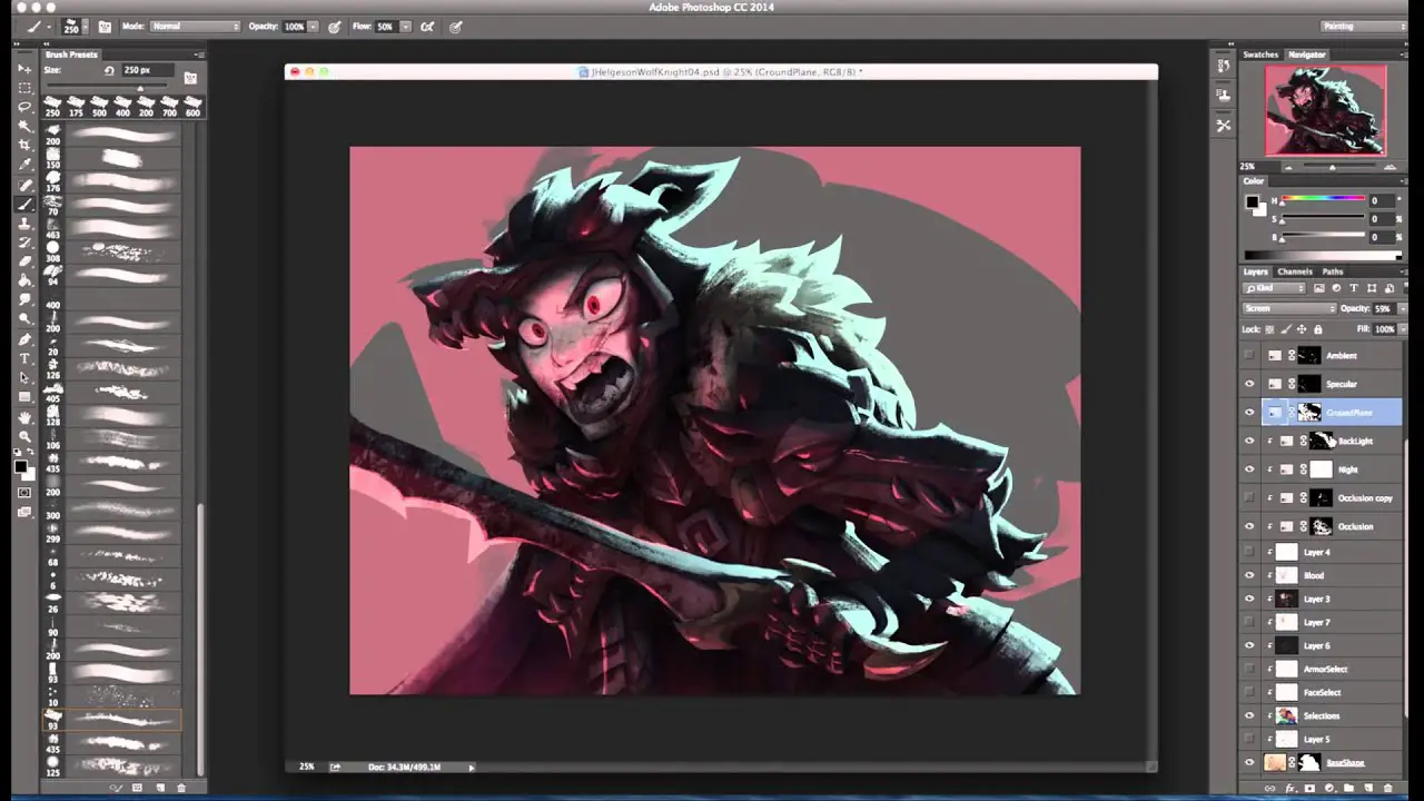 Rock Painting Tutorial Digital Painting Basics Concept Art - PaintingTube
