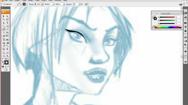 Inking Over David Finch's Batman in Procreate - PaintingTube