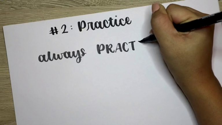 Modern Calligraphy // Easy Tutorial - PaintingTube