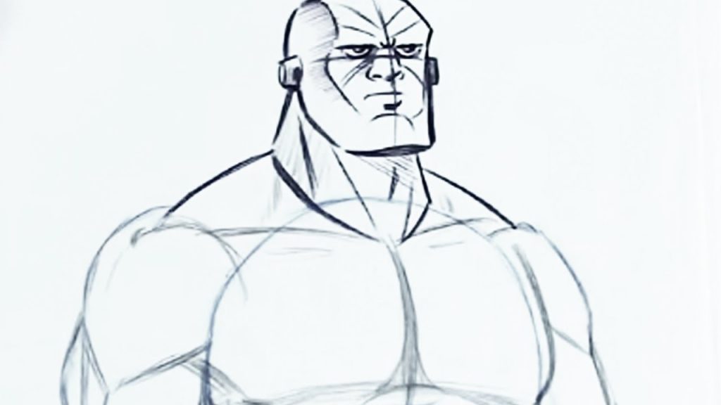 How to Draw Muscles - Captain America (Comic book style) - PaintingTube