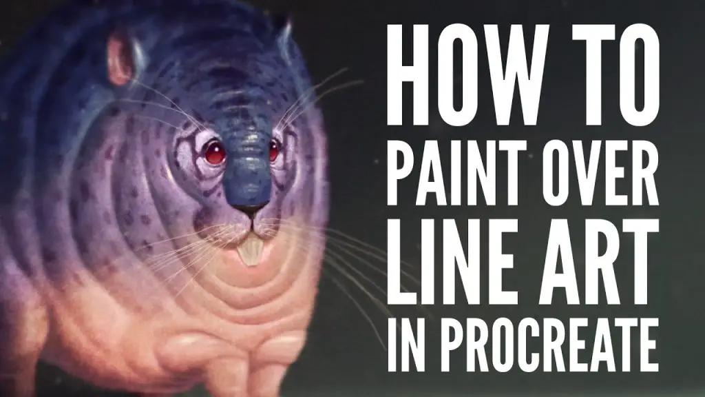 Digital Illustration: From scan to line art - PaintingTube