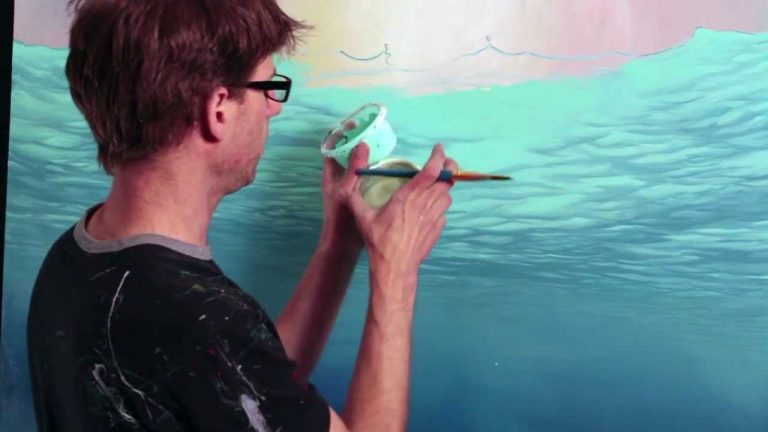 Realistic Water Acrylic Painting (ColorByFeliks) - PaintingTube