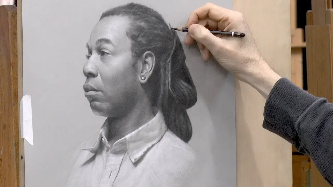 How to start a portrait drawing from live - PaintingTube
