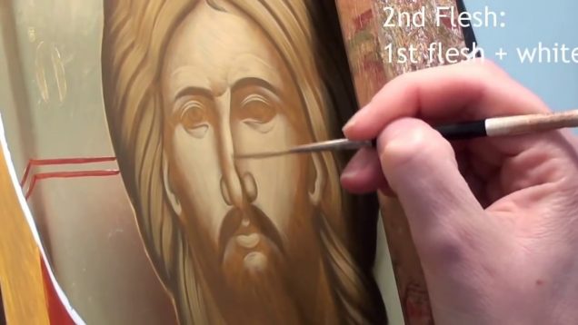 Iconography Tutorial: Painting the face - PaintingTube