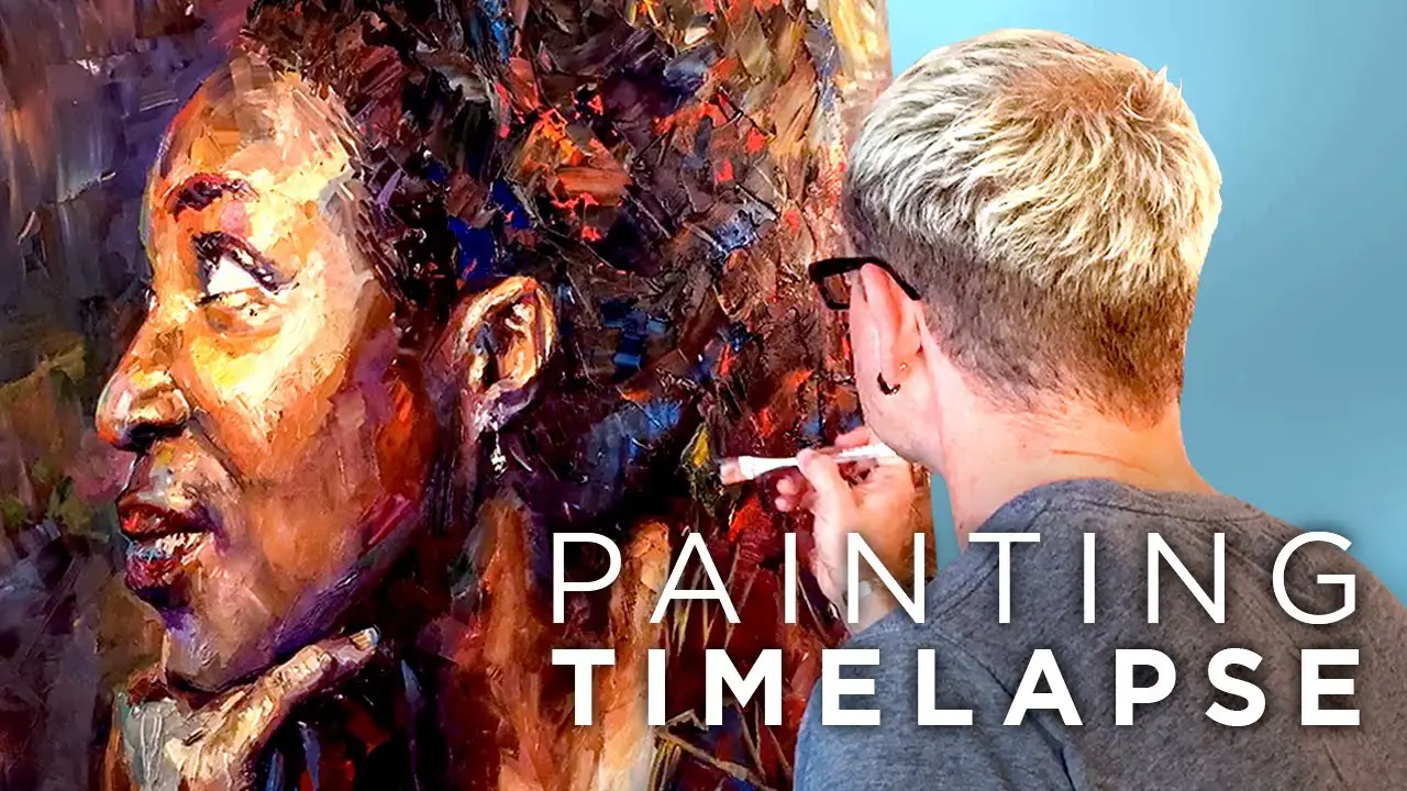 Time lapse Oil Painting Portrait - the portrait study - PaintingTube