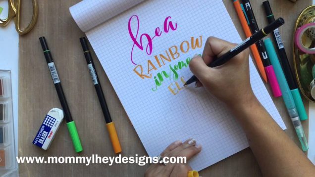 Modern calligraphy letter "L" - PaintingTube