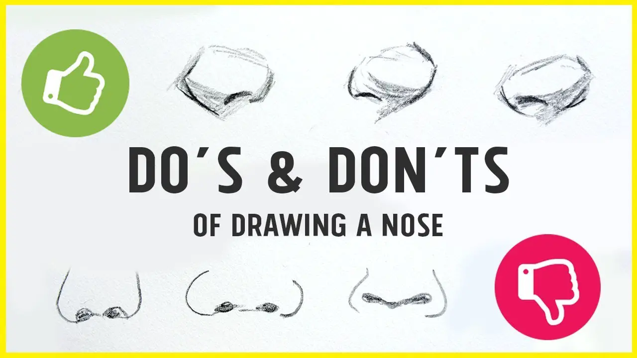 How to Draw Noses - The Simple Way! - PaintingTube