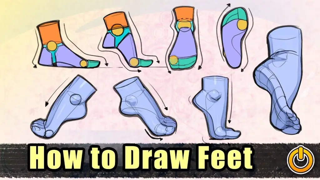 How to draw Anime feet - PaintingTube