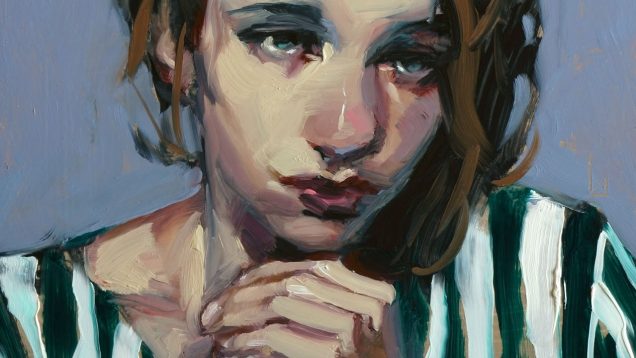How to create backgrounds in portrait painting - Alain Picard ...