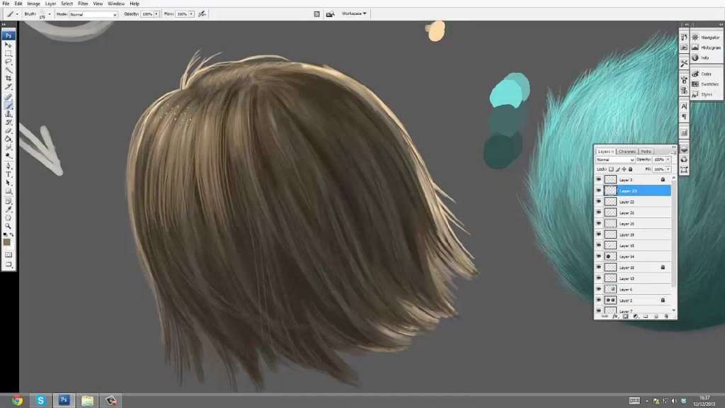 How to Draw Realistic Hair - Step by Step - PaintingTube